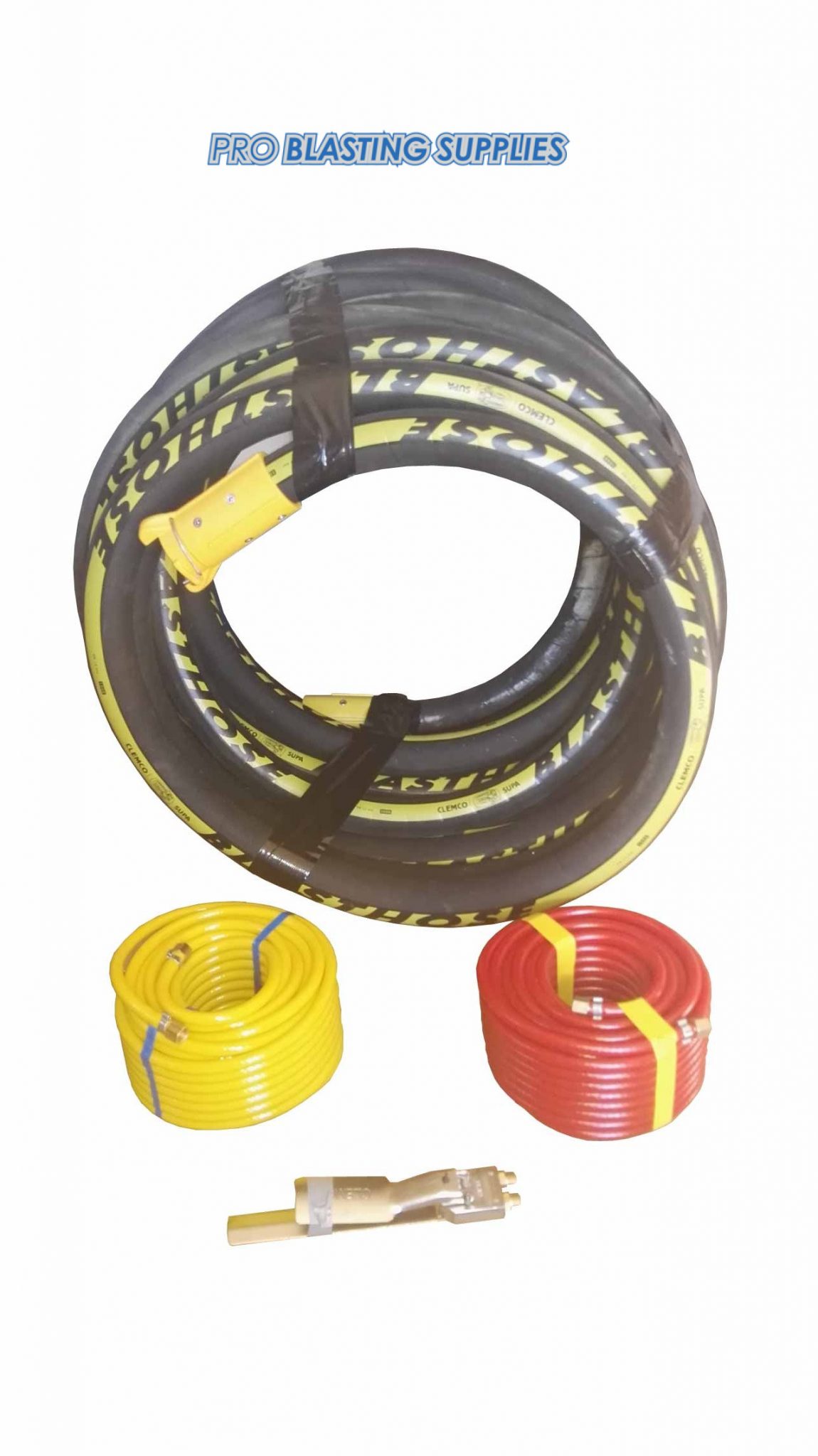 Complete Blast Hose Assembly – 1″7/8 O.D. (1″1/4 I.D.) – 20m – Blasting ...